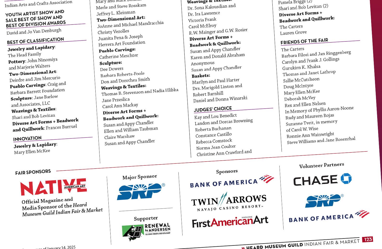 2025 Fair Sponsors (Issue 55)